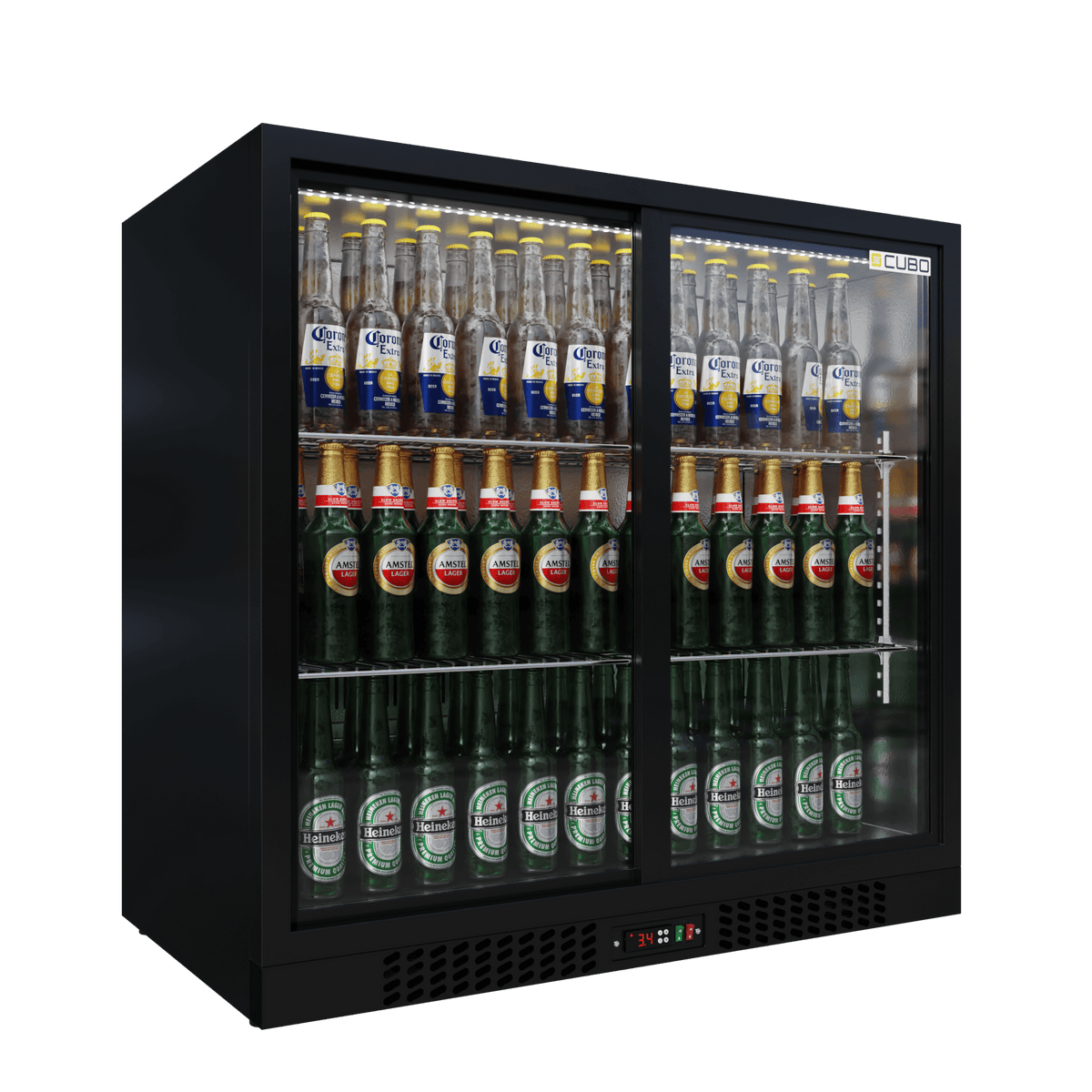 2-Door Bar Fridges | High-Capacity Cooling for Busy Bars – Cubo Supplies