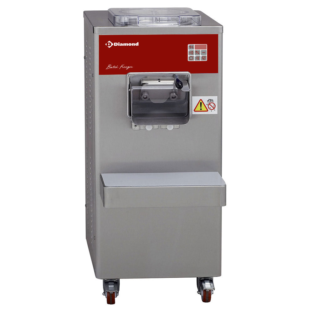 Diamond Automatic vertical ice-cream turbine, 50 L/h, water condenser ...