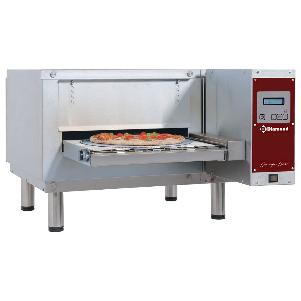 Diamond Ventilated ovens with heat transition electric width 400mm ...
