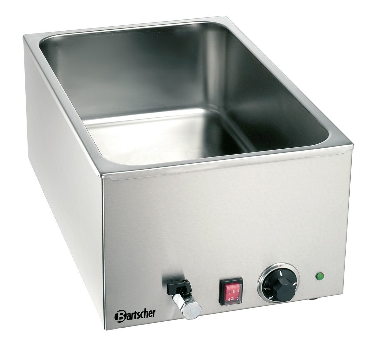 Bartscher Bain Marie, 1/1GN, 150mm, w. faucet - 200240 – Cubo Supplies
