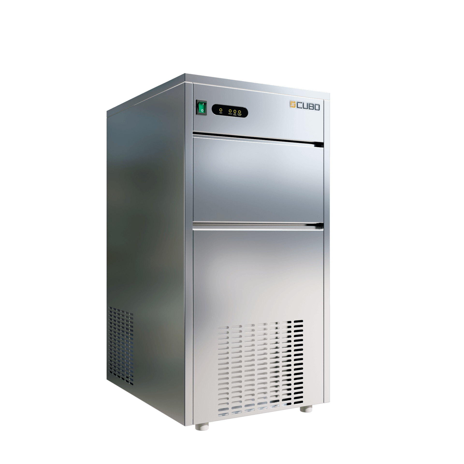 CUBO Ijsblokjesmachine Bullet-type 50 kg/24u – 13 kg Opslag – RVS Hore ...