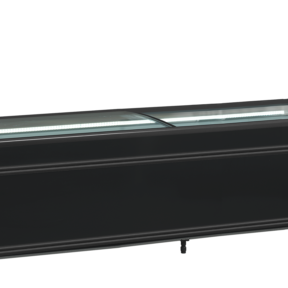 Zwarte supermarktkoeler/-vriezer - TEFCOLD – Cubo Supplies