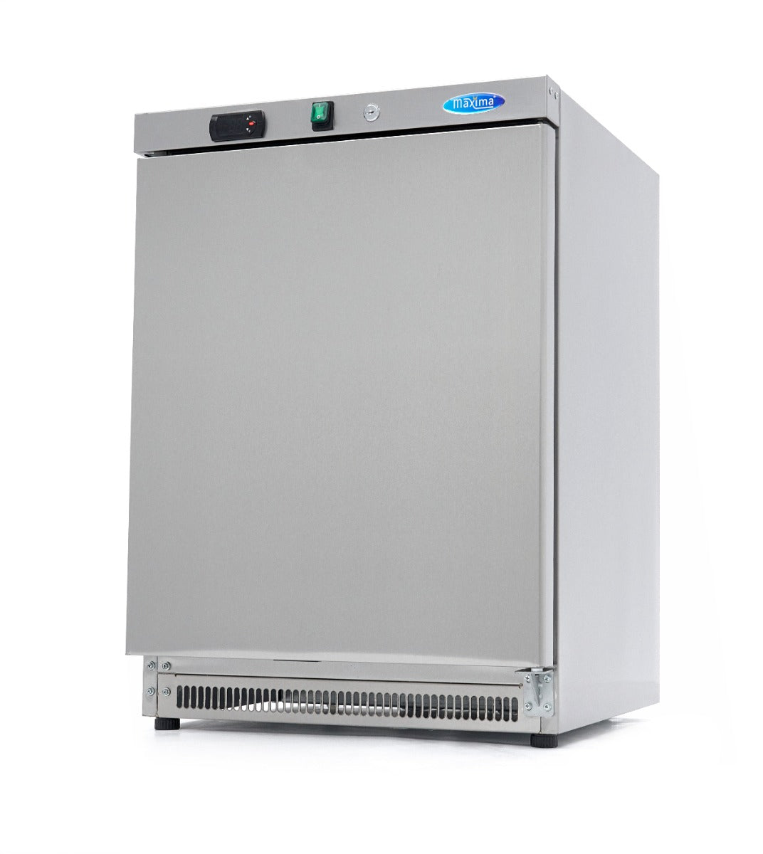 Maxima Fridge - 200L - 3 Adjustable Shelves - Stainless Steel - 094050 ...